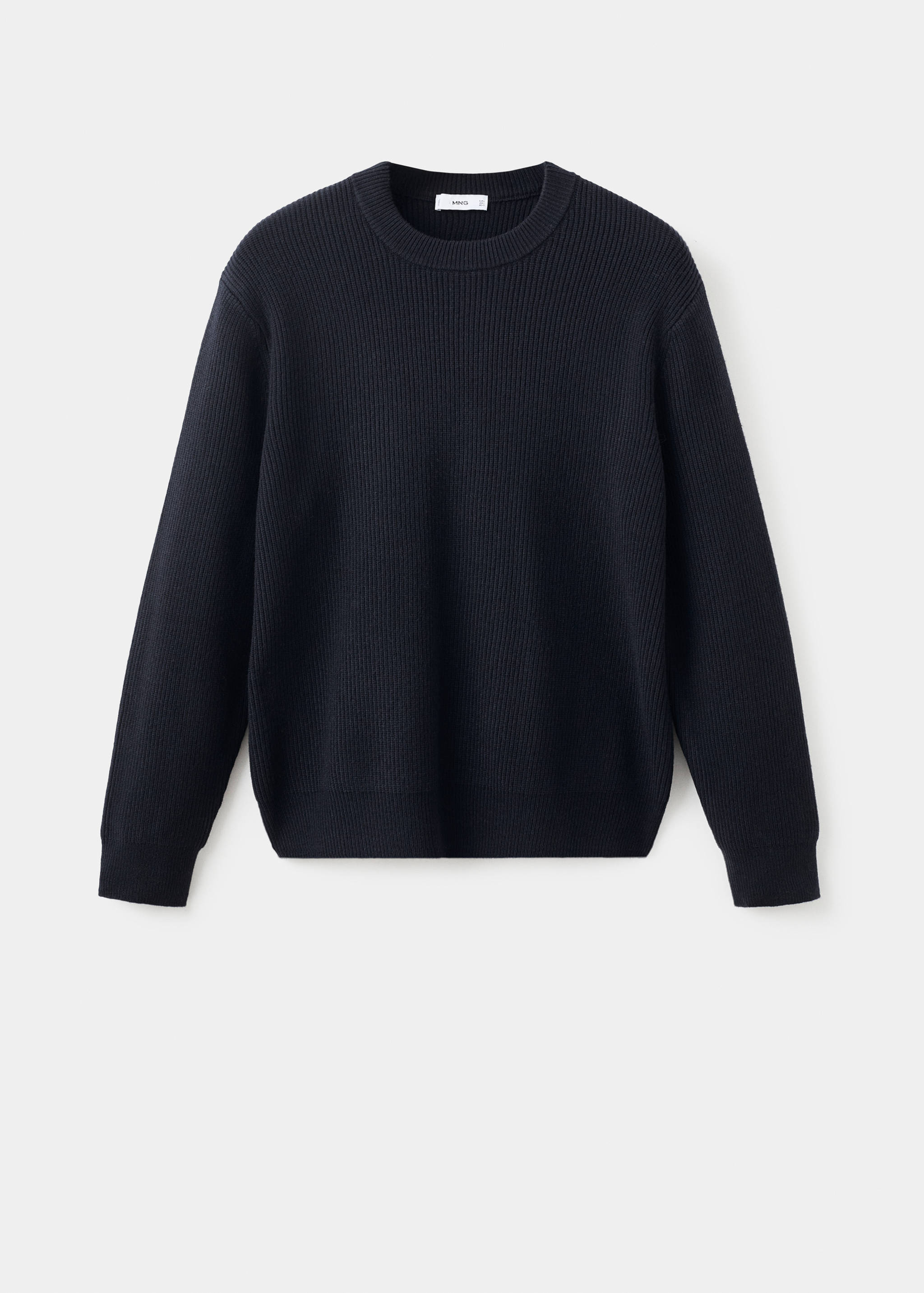 Knitted ribbed sweater - Men | MANGO OUTLET USA