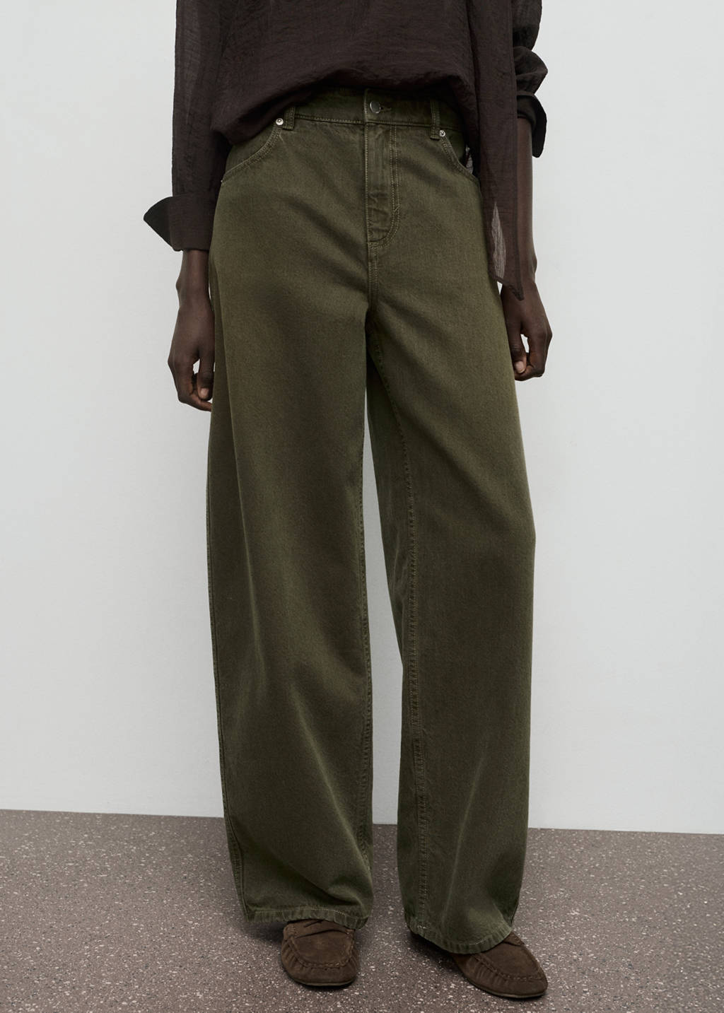Low-rise barrel jeans - Women | MANGO OUTLET USA