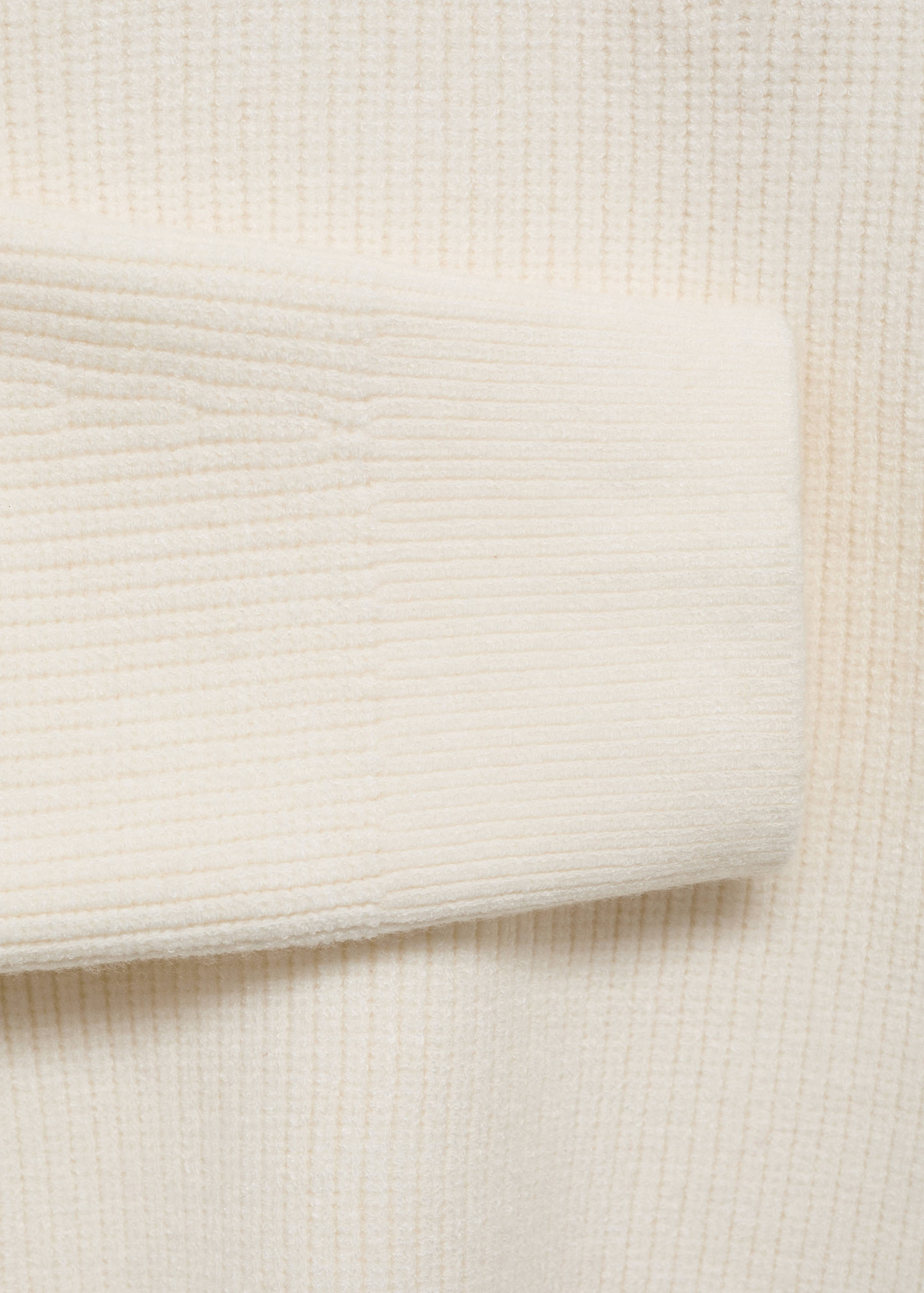 Sweater with contrasting zipper collar - Women | MANGO OUTLET USA
