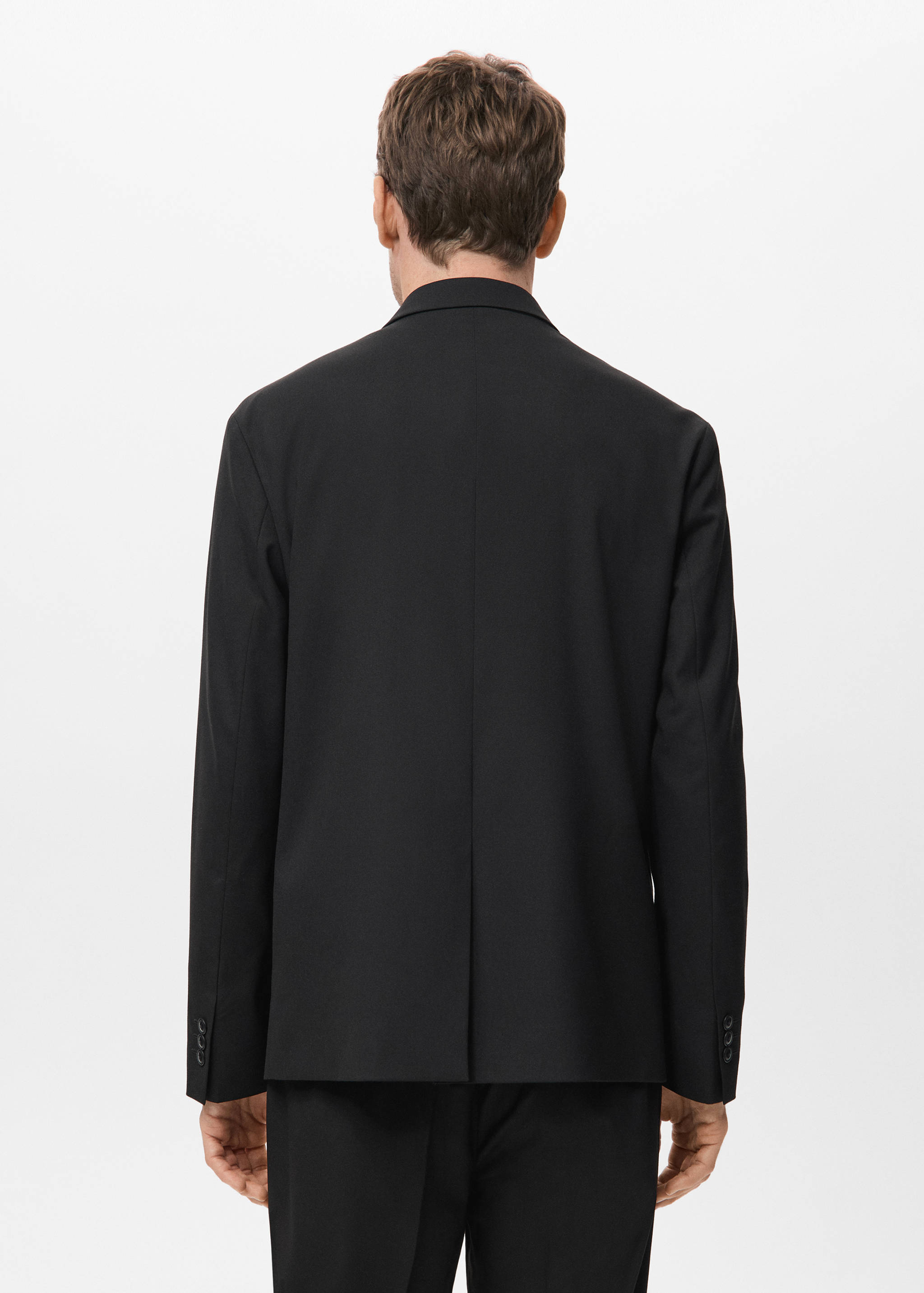 Straight-fit suit jacket - Men | MANGO OUTLET United Kingdom
