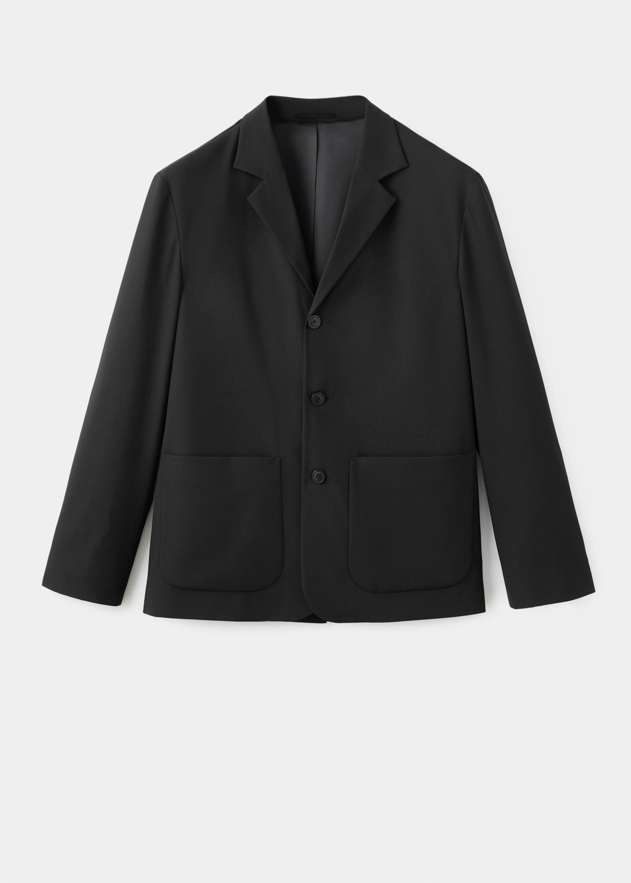 Straight-fit suit jacket - Men | MANGO OUTLET United Kingdom