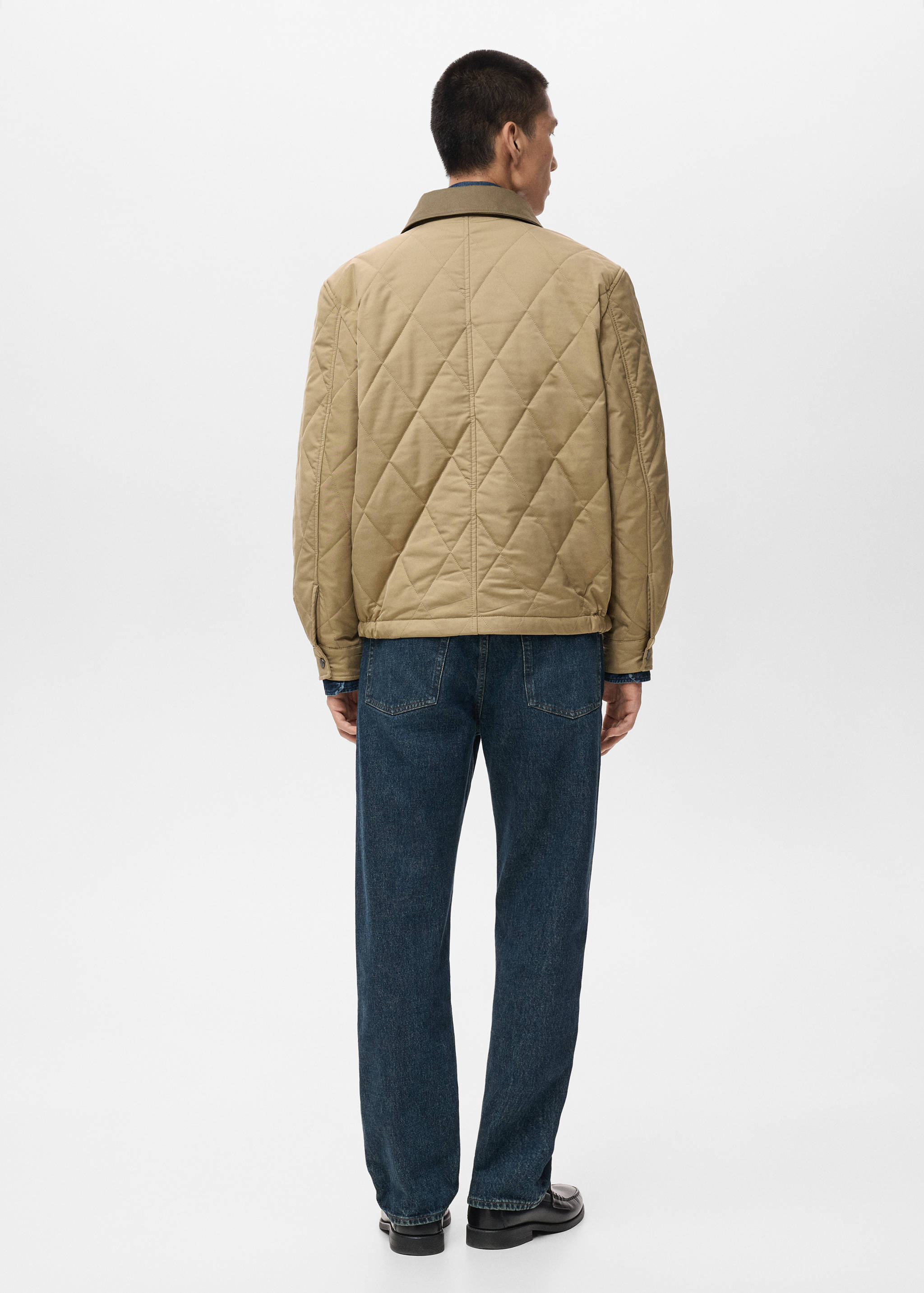 Quilted water repellent jacket - Men | MANGO OUTLET USA