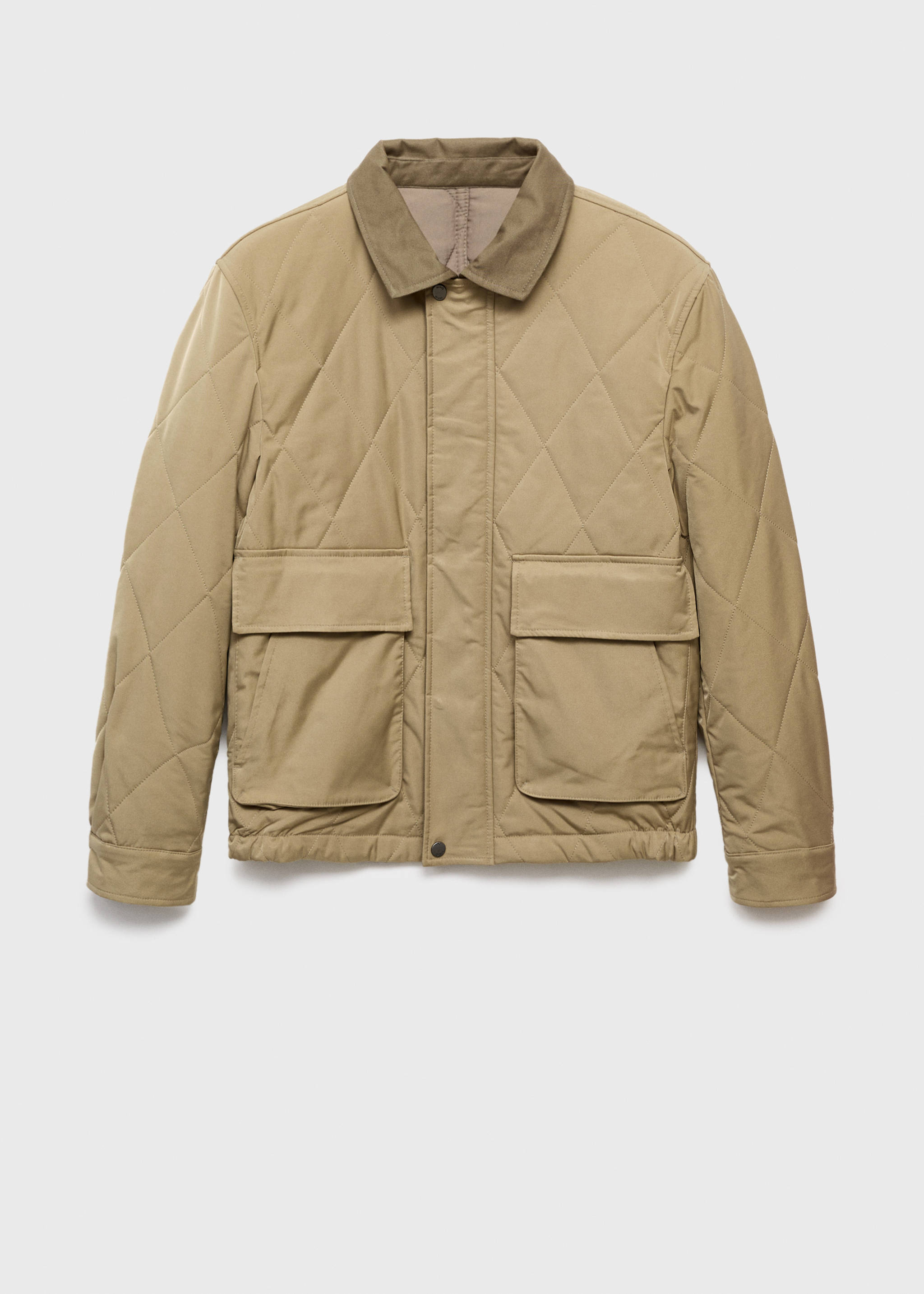 Quilted water repellent jacket - Men | MANGO OUTLET USA