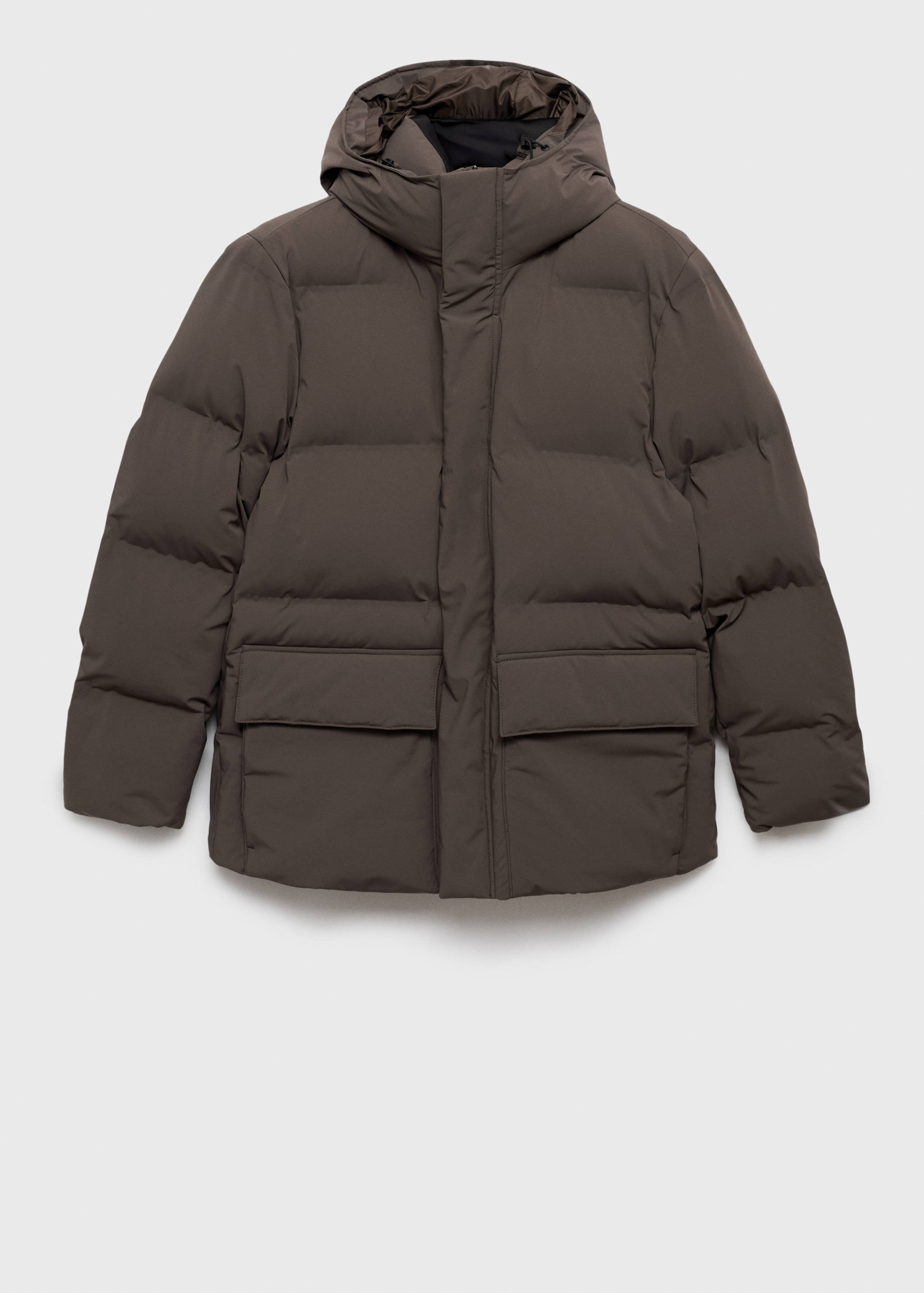 Quilted waterproof anorak - Men | MANGO OUTLET United Kingdom