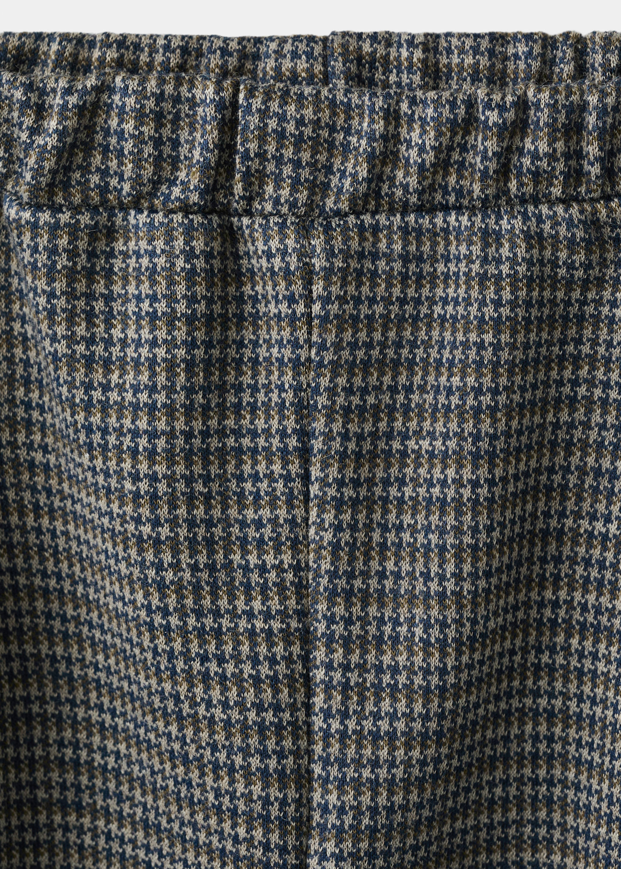 Pantalón recto pata de gallo - Bebé niña | MANGO OUTLET España ...