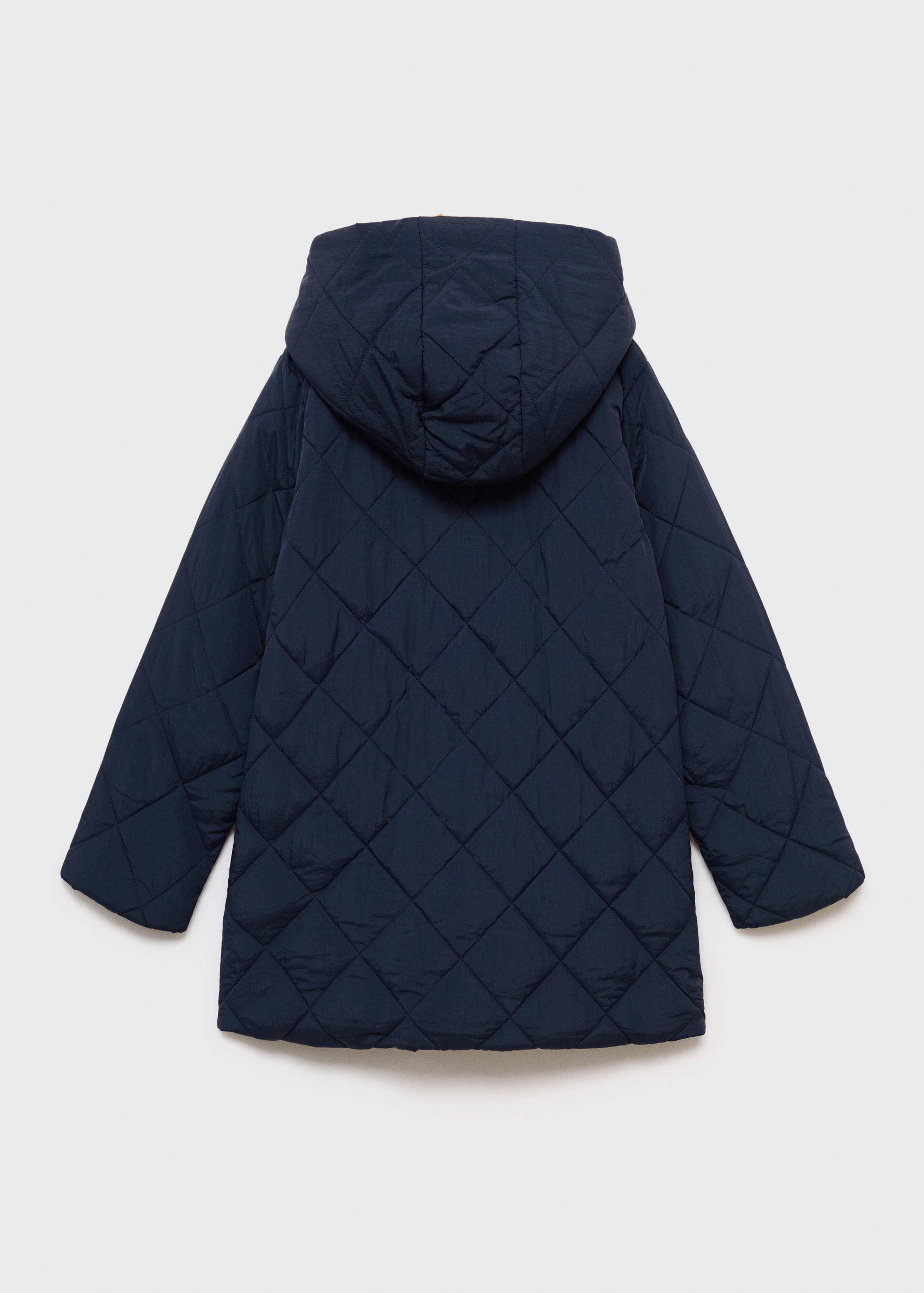 Anorak acolchado rombos - Niña | MANGO OUTLET España (Península y Baleares)