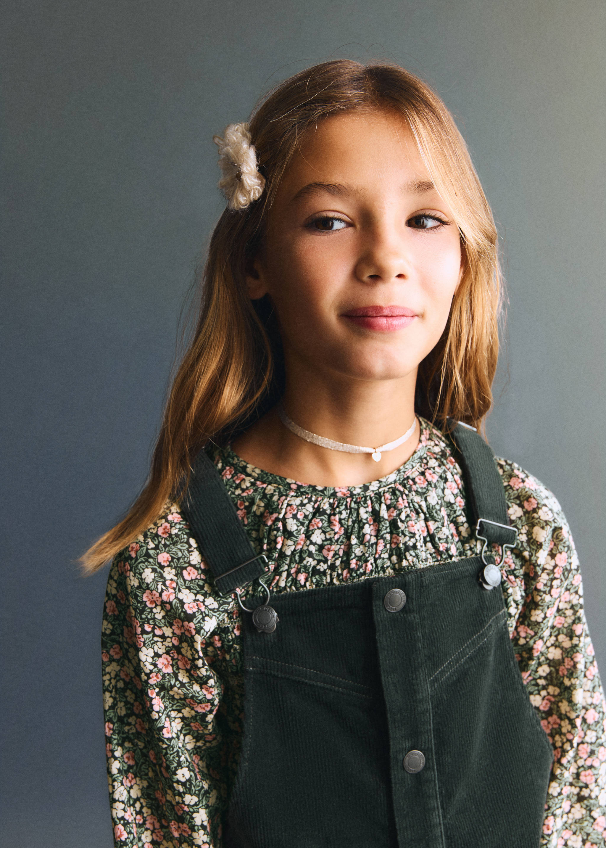 Corduroy pinafore dress - Girls | MANGO OUTLET United Kingdom