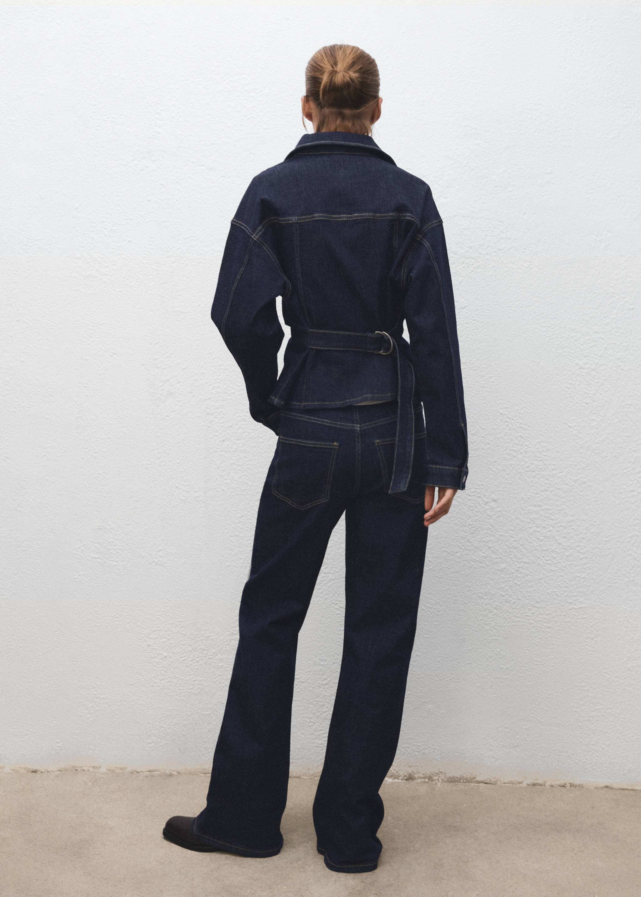 Flared jeans with drawstrings - Women | MANGO OUTLET United Kingdom