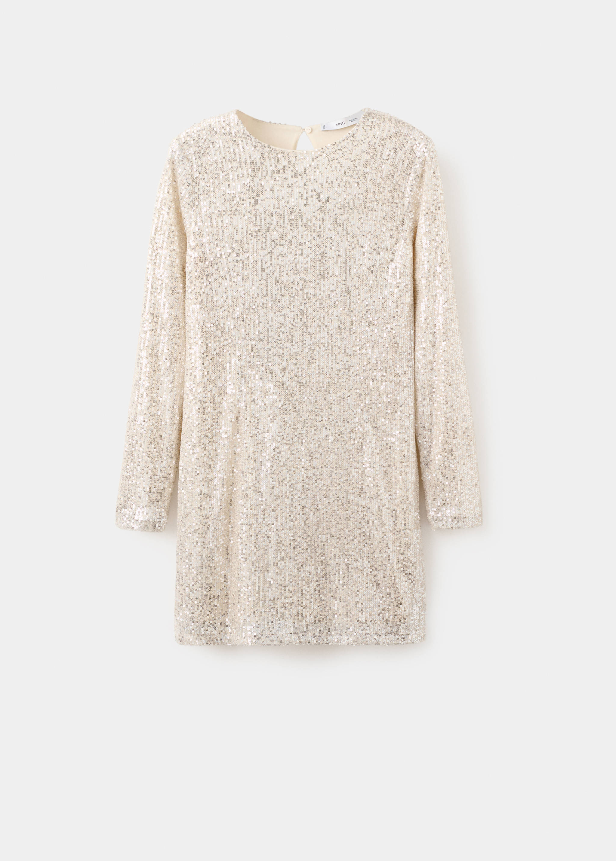 Short dress with sequins - Women | MANGO OUTLET United Kingdom