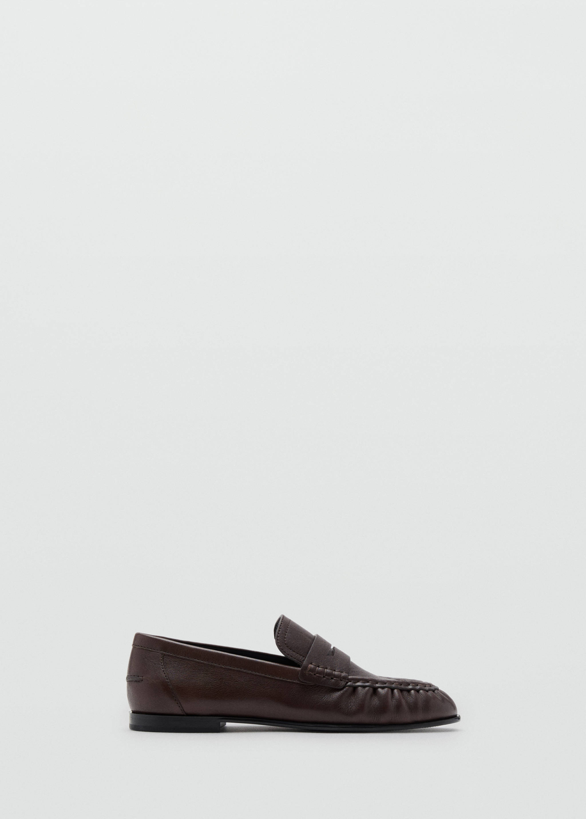 Mocasín piel antifaz - Mujer | MANGO OUTLET España (Península y Baleares)