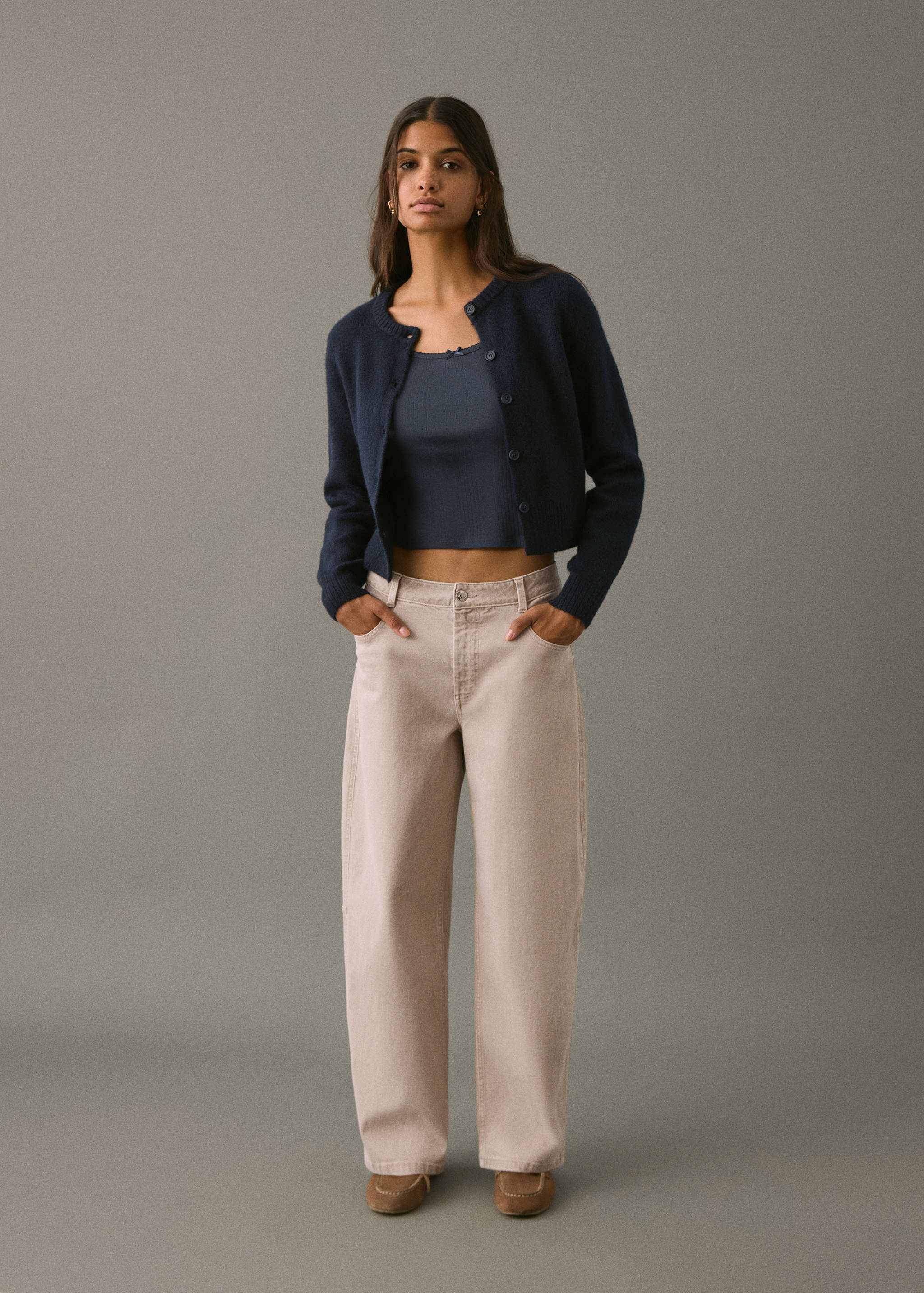 Low-rise balloon jeans - Teen Girl | MANGO OUTLET USA