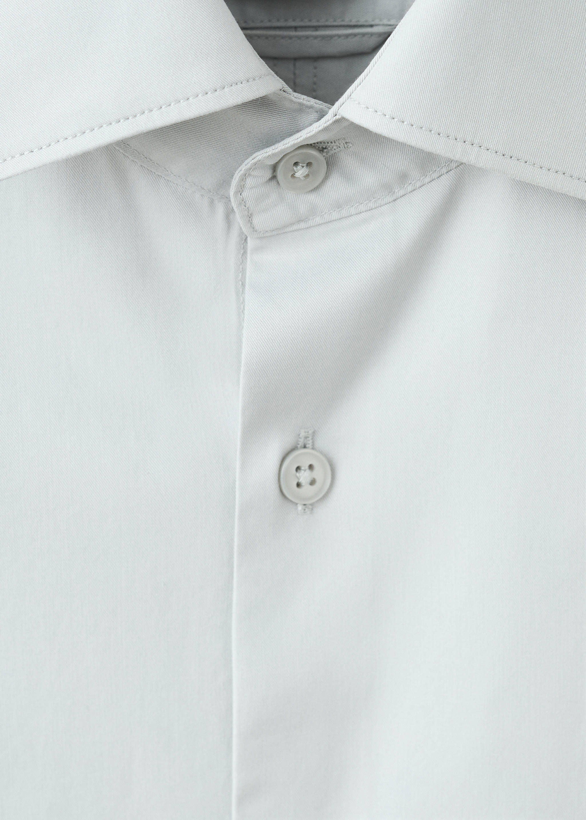 Slim-fit lyocell cotton shirt - Men | MANGO OUTLET USA
