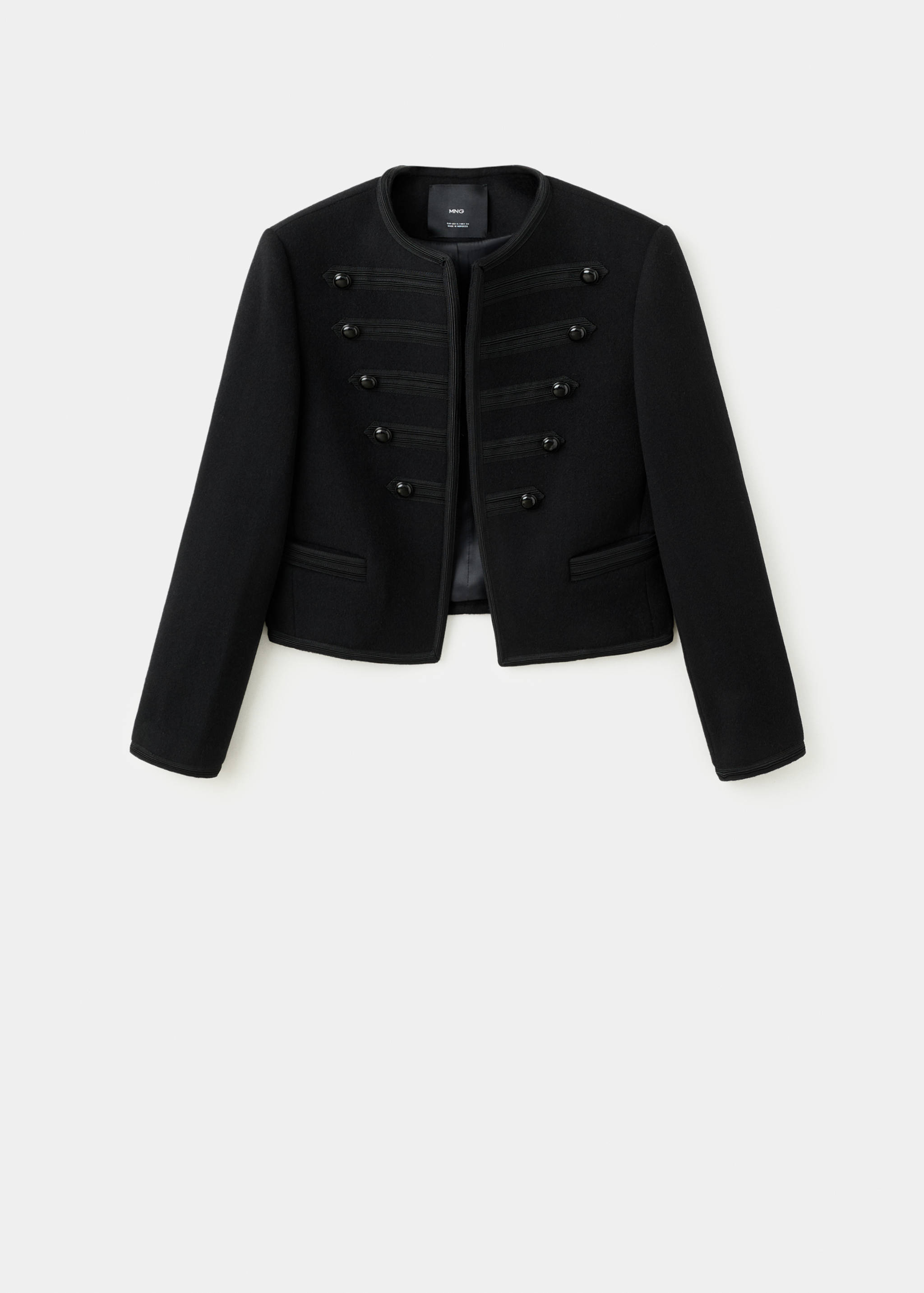 Wool military jacket - Women | MANGO OUTLET USA