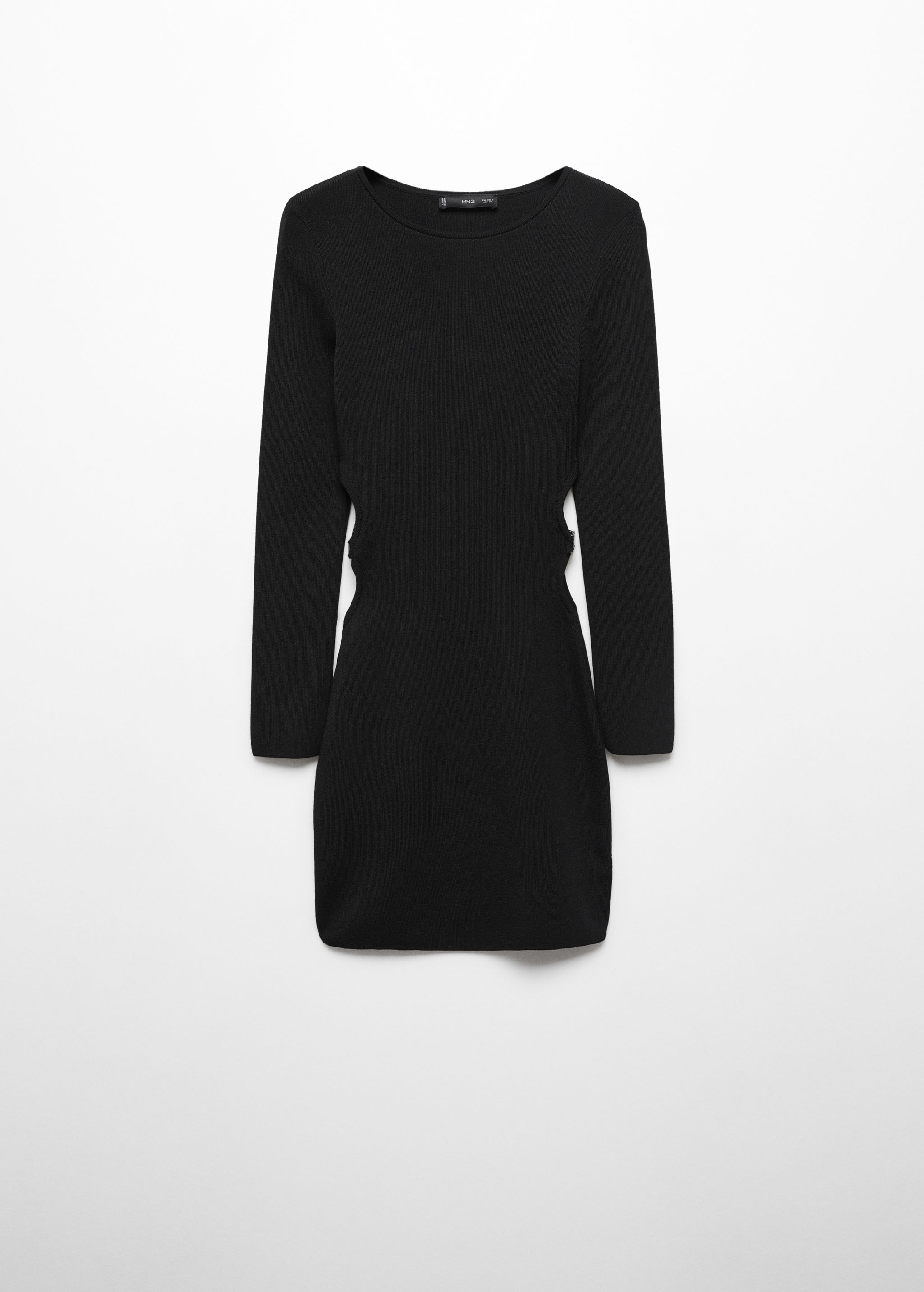 Metallic dress with slit detail - Women | MANGO OUTLET USA