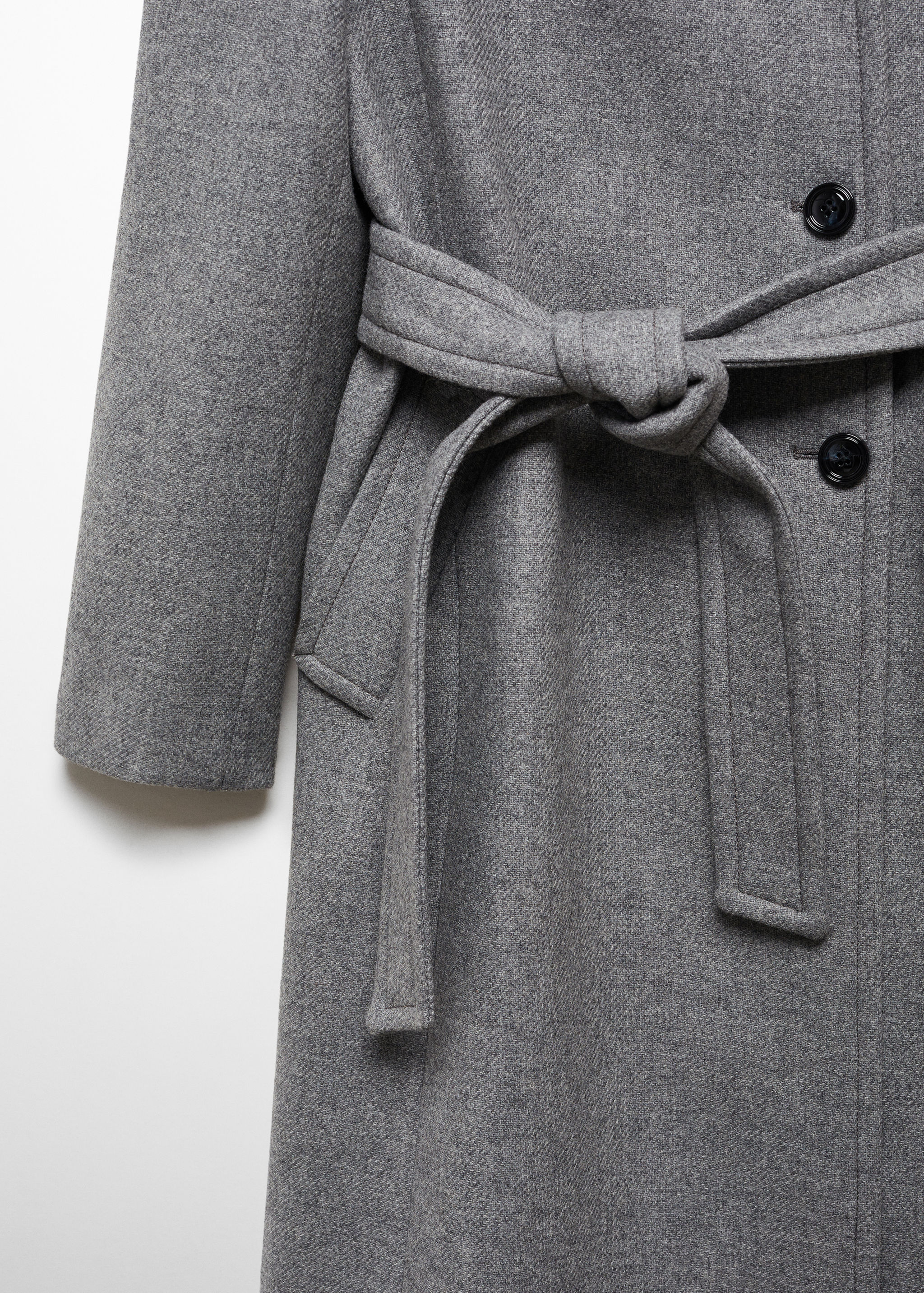 Belted Manteco wool coat - Women | MANGO OUTLET USA Belted Manteco wool coat - Women | MANGO OUTLET USA