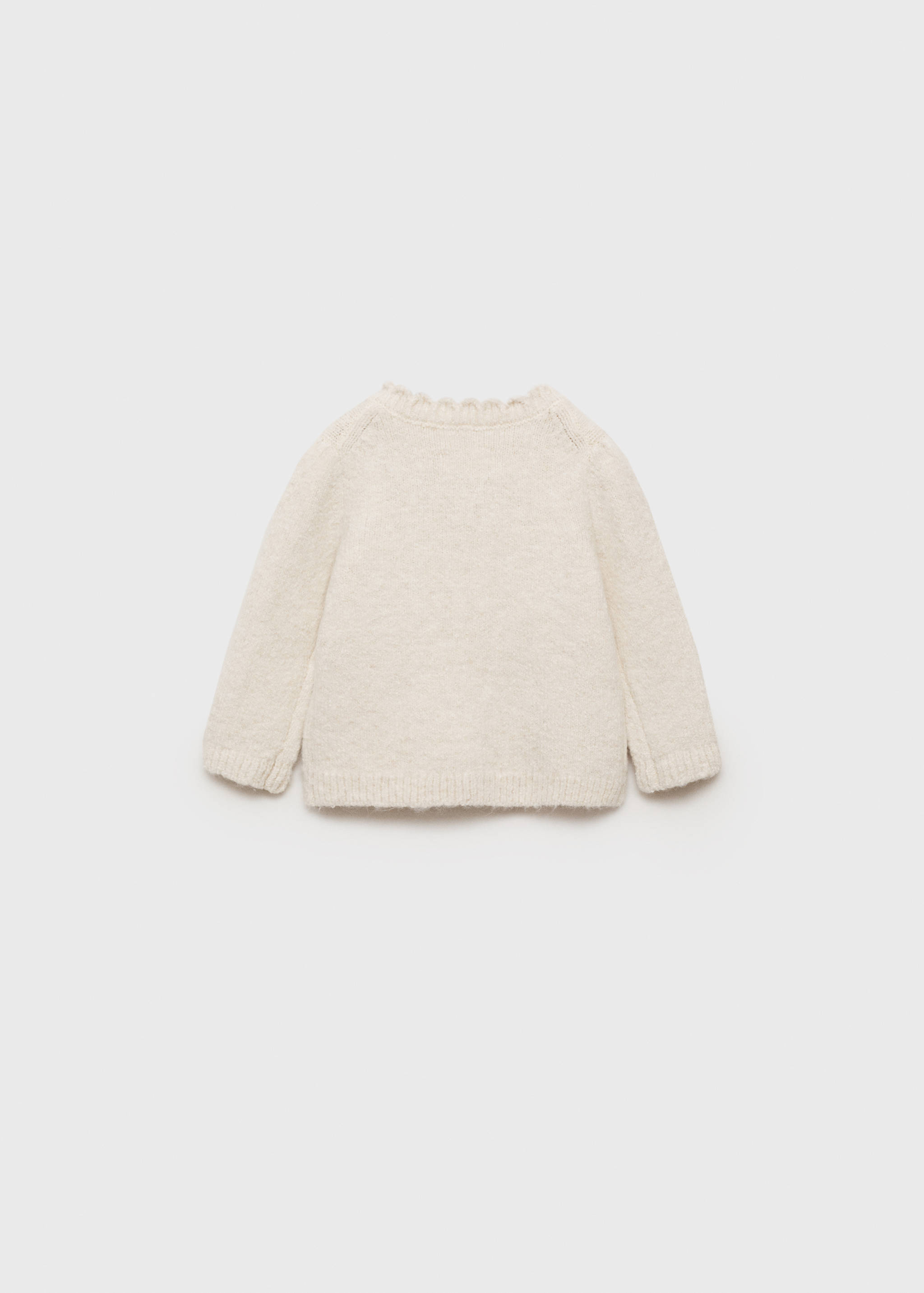 Strick-Cardigan mit Rüschen - Newborn | MANGO OUTLET Deutschland