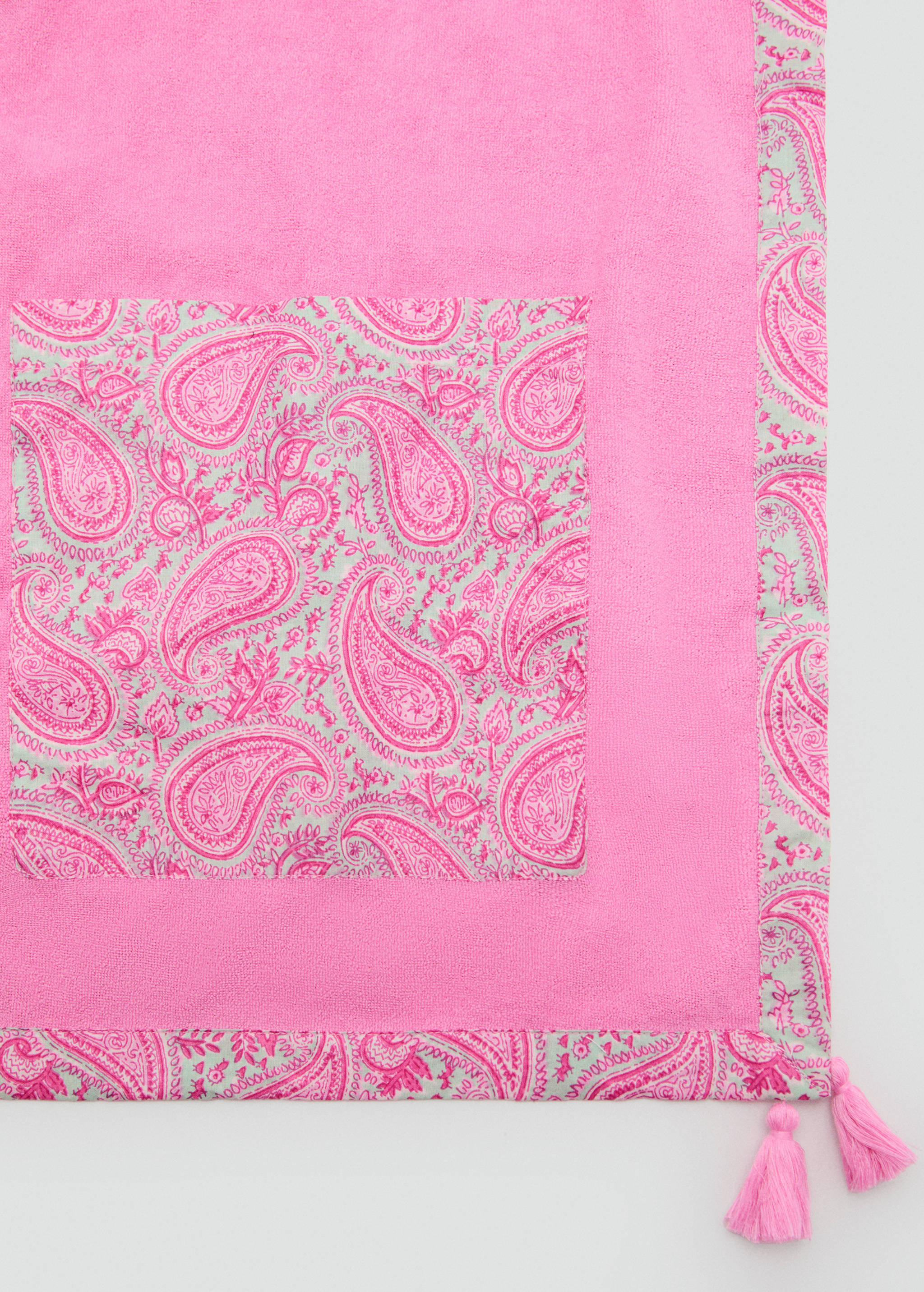 Printed beach towel - Girls | MANGO OUTLET USA