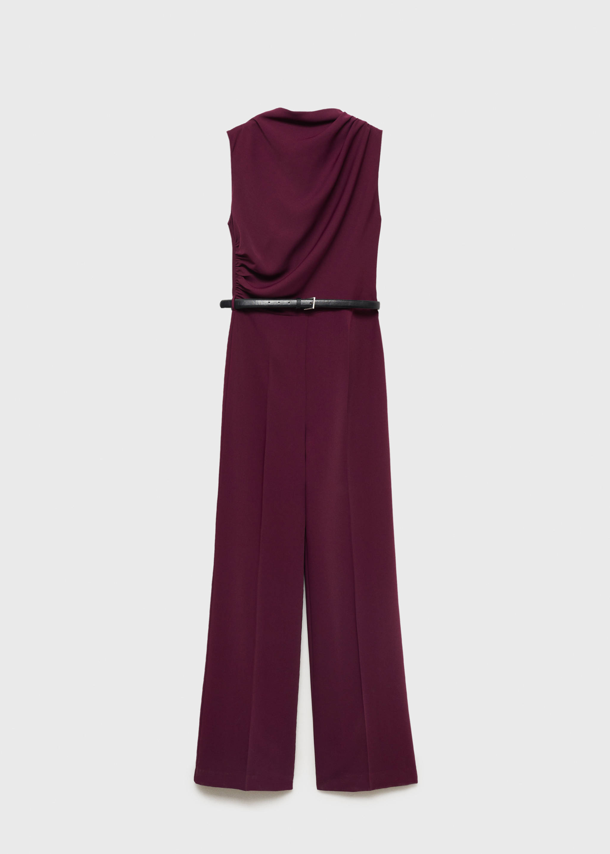 Macacão comprido cinto - Mulher | MANGO OUTLET Portugal