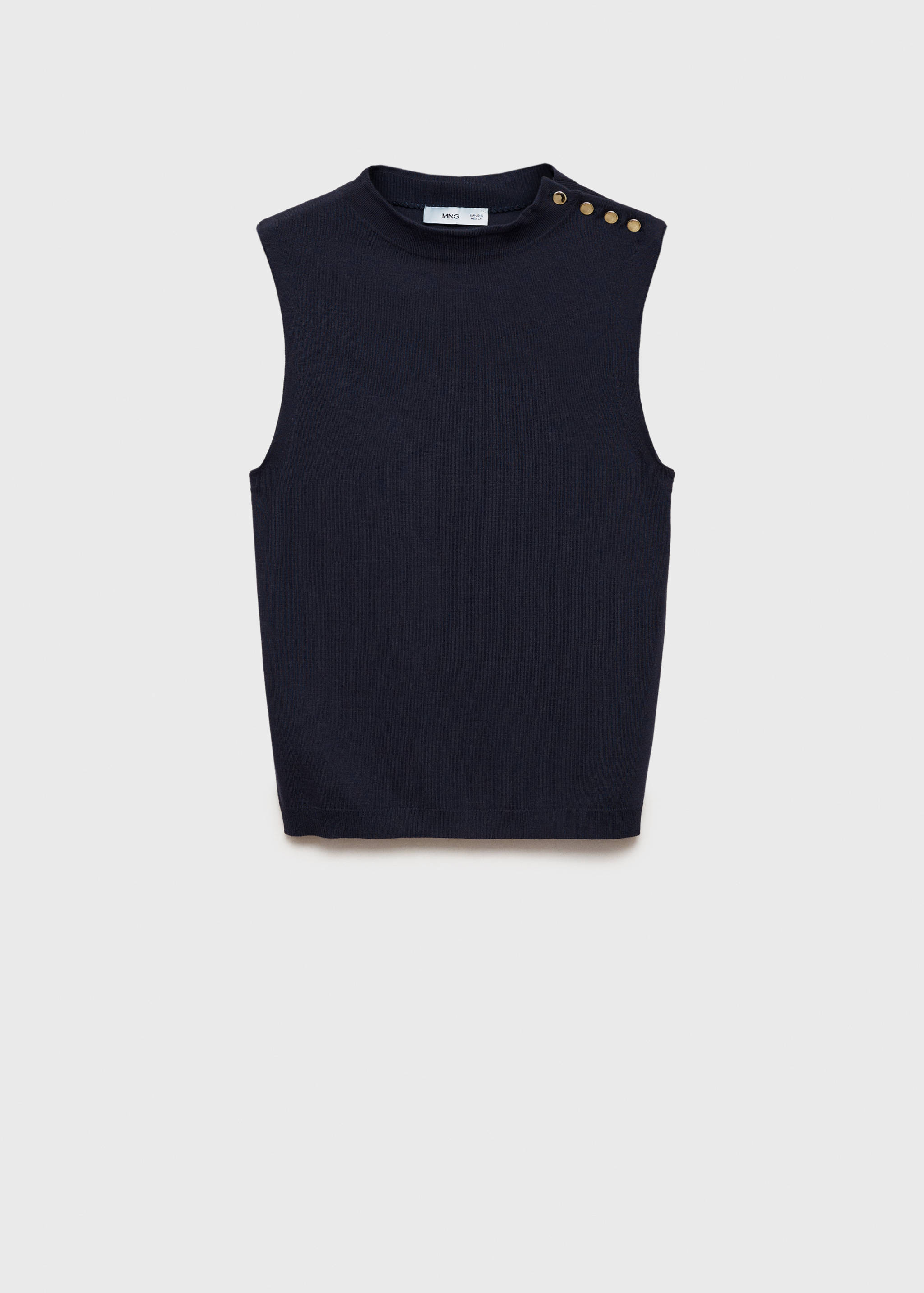 Top maglia bottoni - Donna | MANGO OUTLET Italia